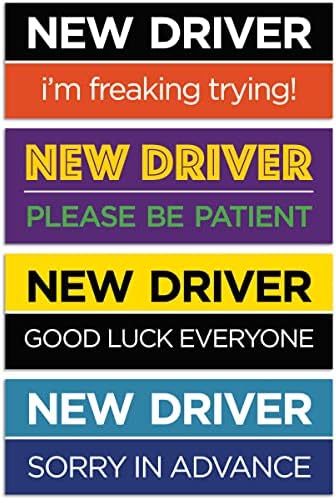 Rio Salto New Driver Magnet for Car Reflective Please Be Patient New ...