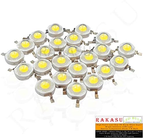 SOOTRA Super Bright SMD LED Diode Bulb Lamp with Heatsink Color White ...