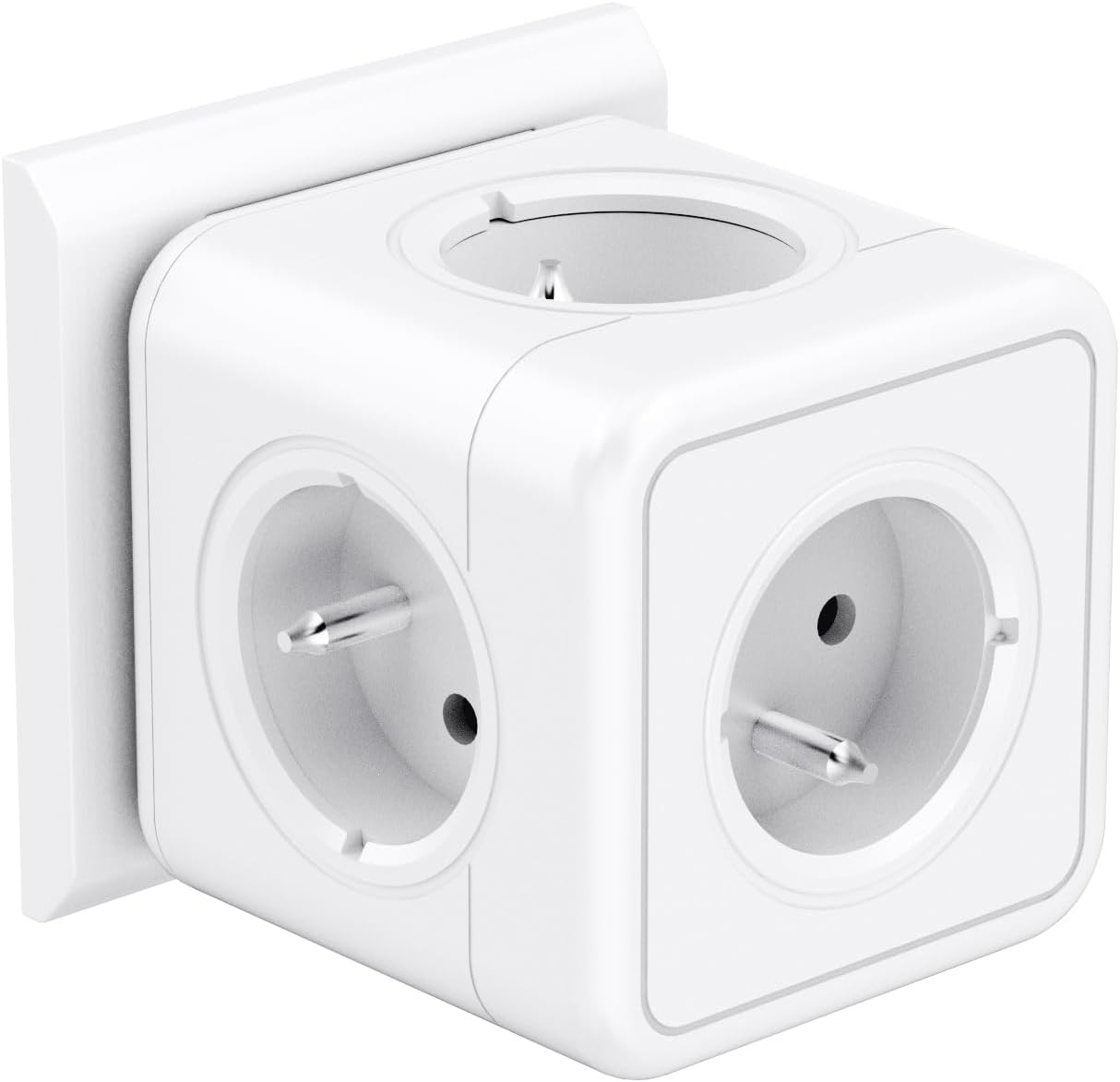 Cube Multiprise 5 Prises, Cubo multitoma de 5 enchufes, adaptador ...