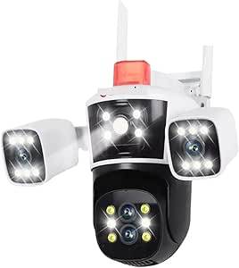 Amazon.com: QDVOPHZA HD 8K 16MP 10X Zoom WiFi IP Camera Outdoor 6K Four ...