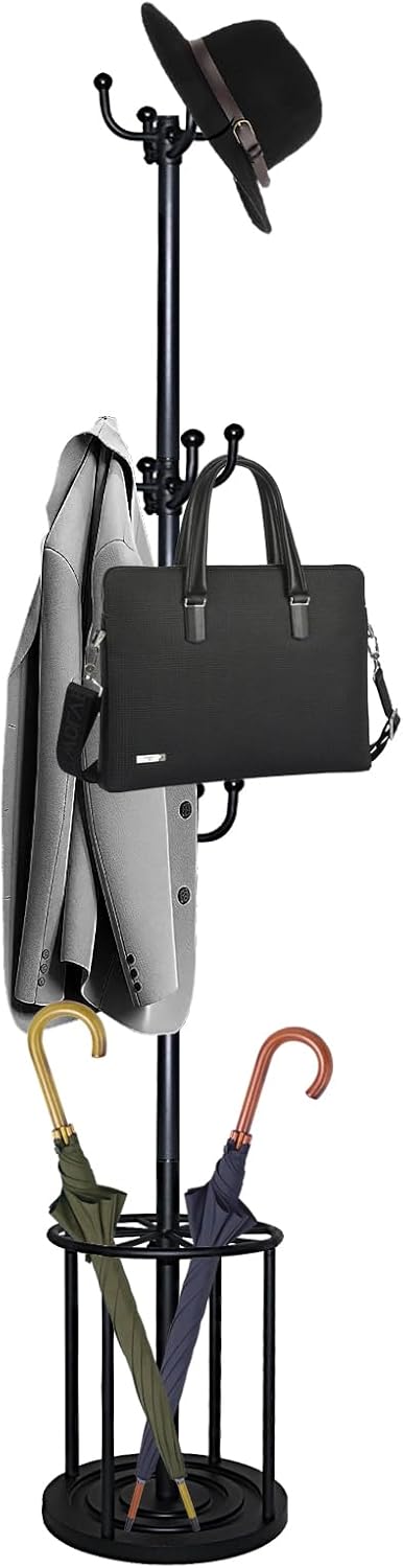 Amazon.com: WeGXY Solid Coat Rack Freestanding, Coat Rack Stand with ...