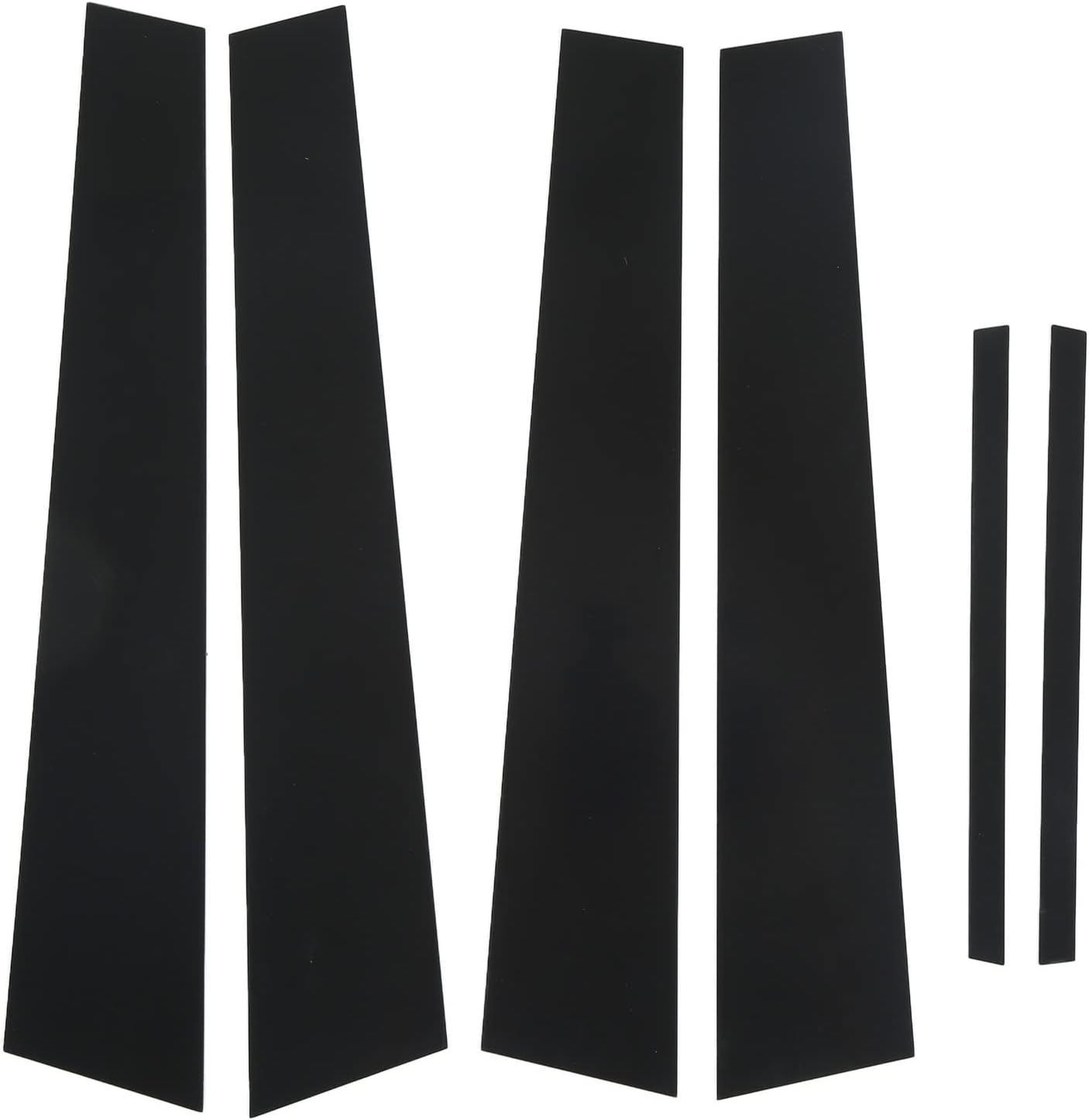 Amazon.com: Car Window Pillar Sticker 6pcs Pillar Post Decal Trim Gloss ...