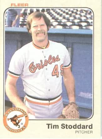 Amazon.com: 1983 Fleer Baseball Card #75 Tim Stoddard : Collectibles ...