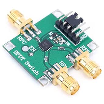 Hyuduo SPDT RF Module, 50Ohms RF Switch Module 3‑5V Remote Single Pole ...