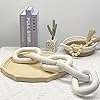 Wood Chain Link Decor | Hand Boho Carved Wood Chain Decorativefor Table ...