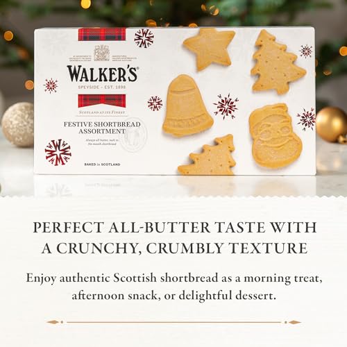 Snapklik.com : Walkers Assorted Shortbread Cookies In Festive Shapes ...