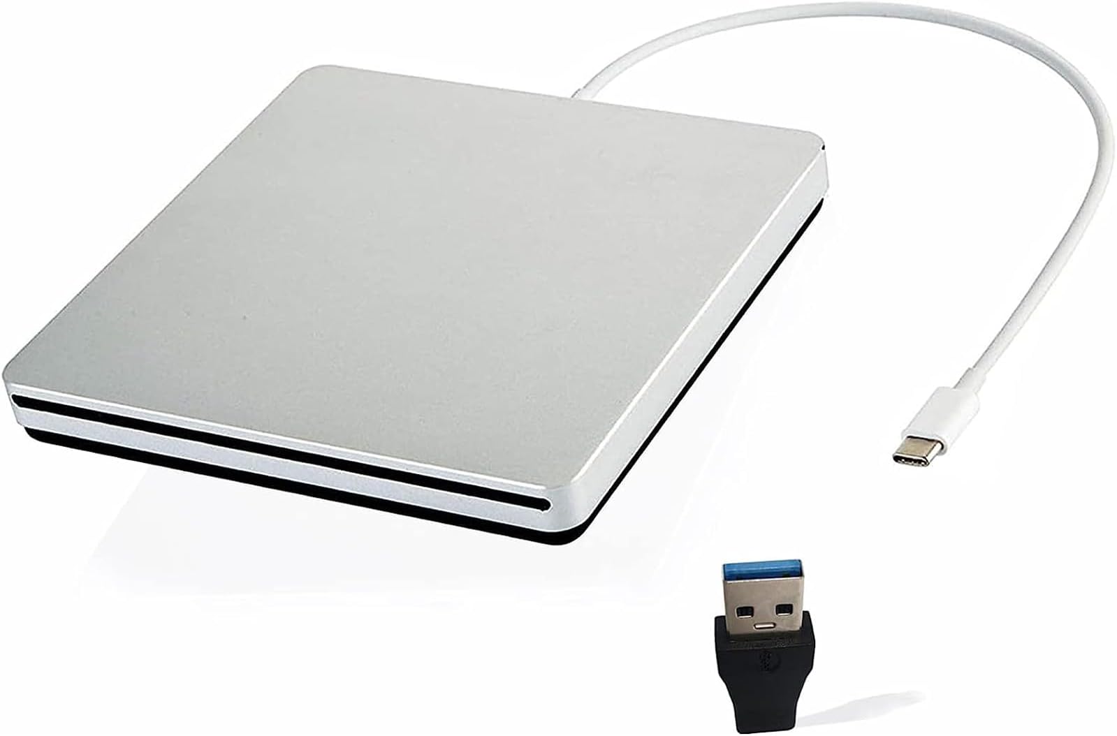Amazon.com: VikTck External CD DVD Drive USB C Ultra Slim Portable CD ...