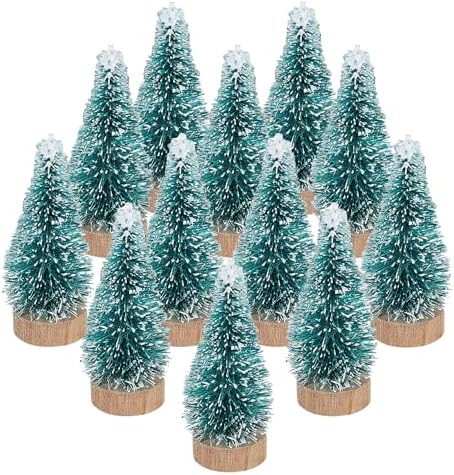12 Pack Small Christmas Tree,Christmas Tree Sunnymi Life, Xmas Crafts ...