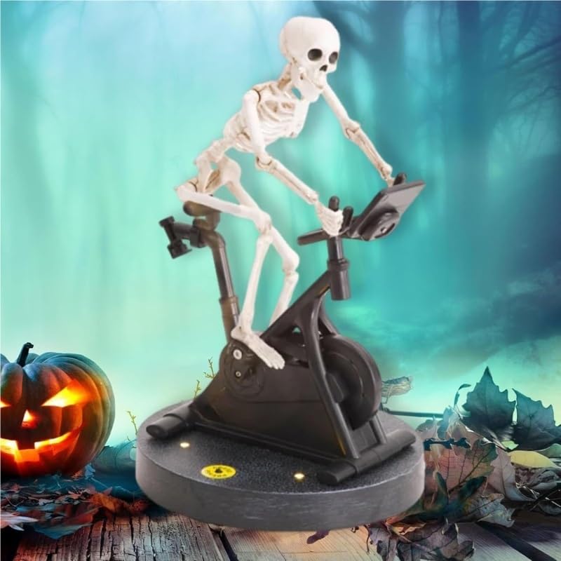 Snapklik.com : Wangzongniubi Funny Animatronic Skeleton On Bike ...