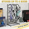 Amazon.com: Ultrawall Freestanding Bike Rack, Vertical Bike Storage Stand for Garage, Indoor ...