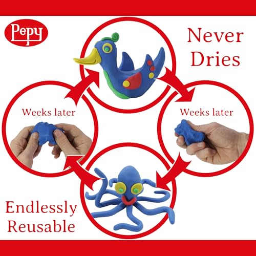 Snapklik.com : Reusable And Non-Drying Oil-Based Plasticine Modeling ...