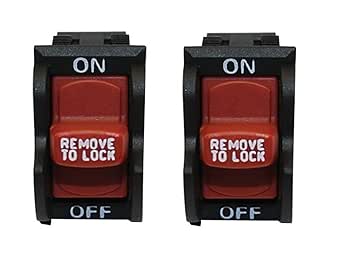 Amazon.com: Replacement for Compatible with (2) Power Tool Toggle ...