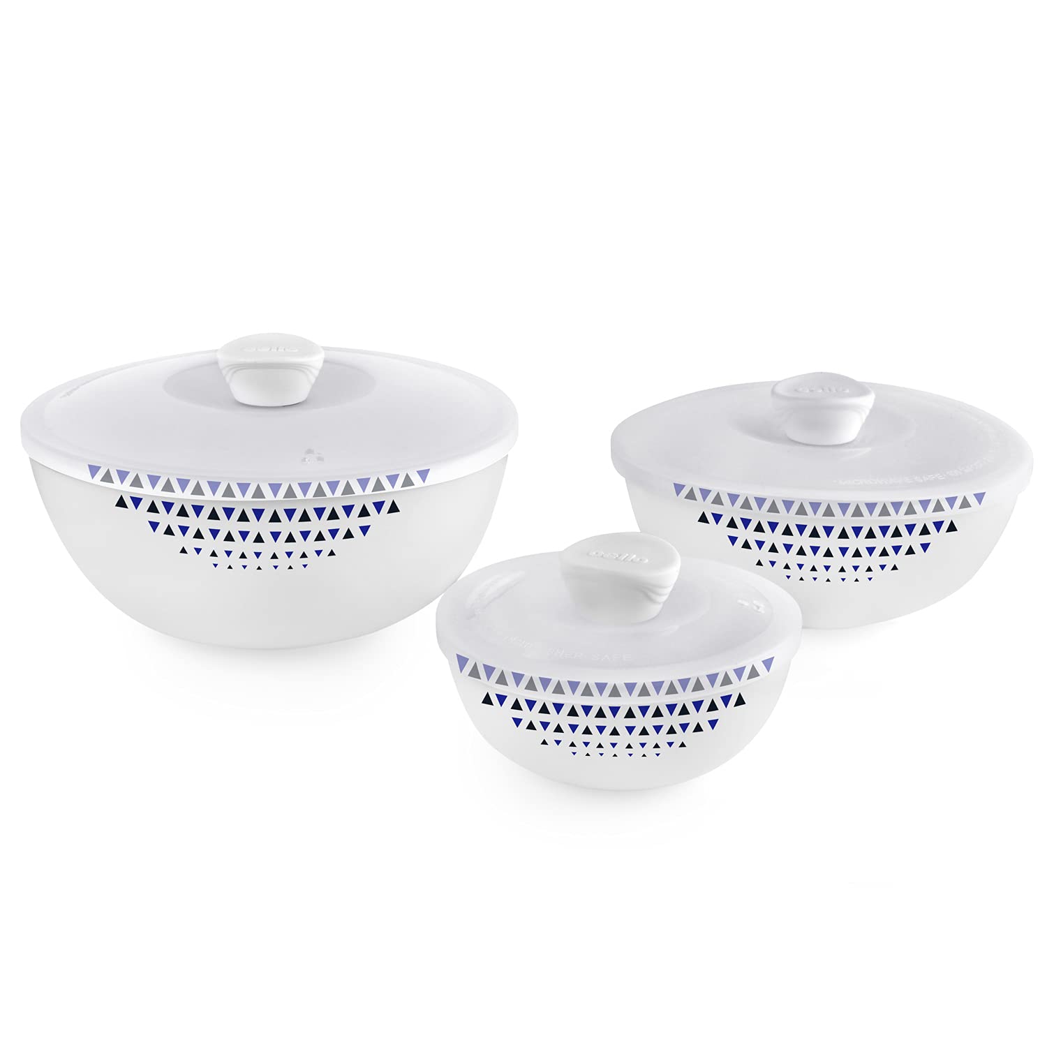 Buy Cello Royale Mixing Bowl Set 3 Pcs with Lid pk6 - Mad Angle Online ...