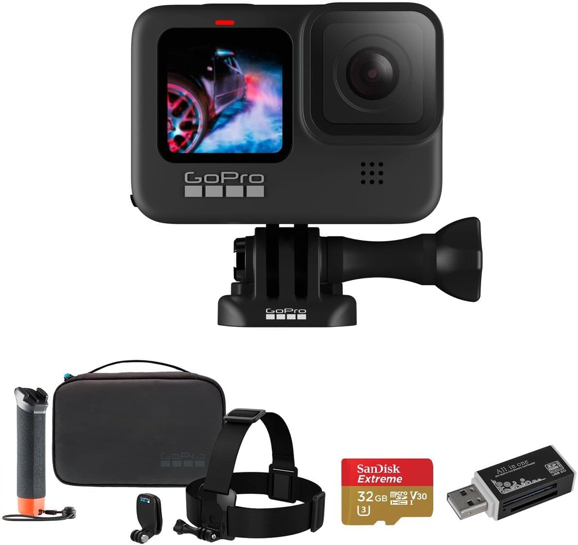 Amazon.com : GoPro HERO9 Black, Sports and Action Camera Bundle with ...