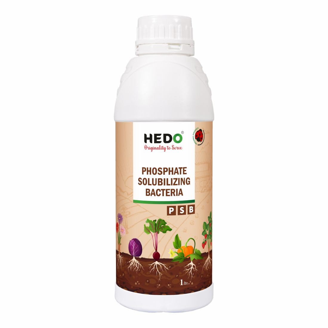 HEDO PSB (Phosphate Solubilizing Bacteria – PSB) Liquid (1L) Bio Fertilizers For Agriculture ...