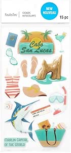 Amazon.com: Recollections Cabo San Lucas 15 pc Stickers Marlin Capital ...