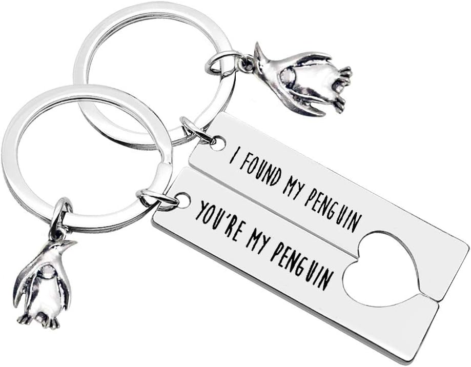Amazon.com: Vadaka Penguin Lover Keychain Gifts You're My Penguin ...