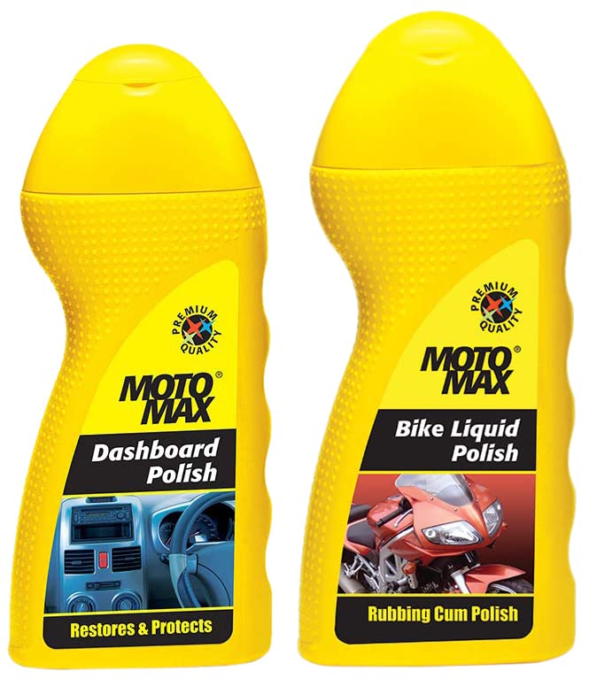 MOTOMAX Dashboard Polish 100 ml & Bike Liquid Polish (100 ml ...