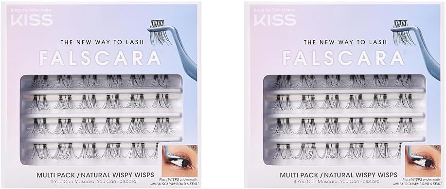 Amazon.com: KISS Falscara Multipack False Eyelashes, Lash Clusters ...