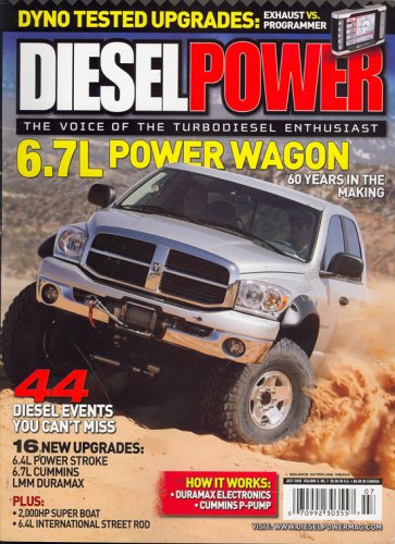 Diesel Power, July 2008 Issue: Editors of DIESEL POWER Magazine: Amazon ...