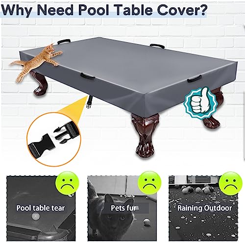 Snapklik.com : Pool Table Covers 8FT, Heavy Duty Cover For Pool Table ...