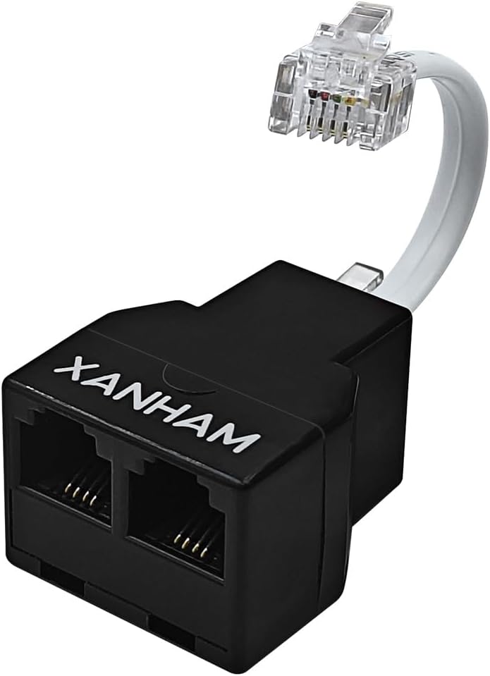 Amazon.com: SYGGDERS RJ11 to USB Adapter, RJ116p4c to USB Female Cable ...