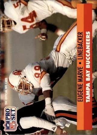 Amazon.com: 1991 Pro Set Football Card #312 Eugene Marve : Collectibles ...