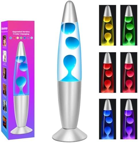Dalavalampa Multi Color Changing Liquid Motion Lamps, 13.5 Inch Small ...