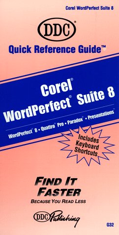 Buy Corel Wordperfect Suite 8 Quick Reference Guide Book Online at Low ...