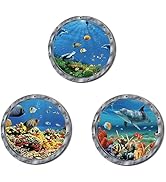 Amazon.com: 3PCS Ocean Animal Stickers-Wall Decor Wall Decals Peel and ...