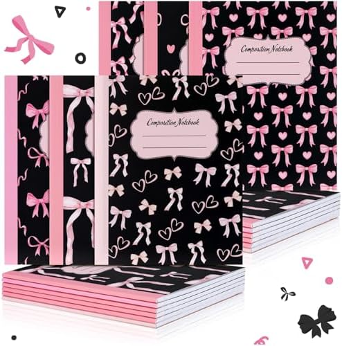 Amazon.com: Fullhawl 6 Pack Composition Notebook College Ruled Bulk ...