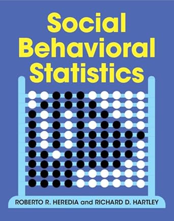 Amazon.com: Social Behavioral Statistics: 9781108744706: Heredia ...