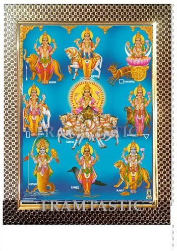 FRAMANIA Navagraha (Surya,Chandra,Budha,Shukra,Mangala,Brhaspati,Shani ...