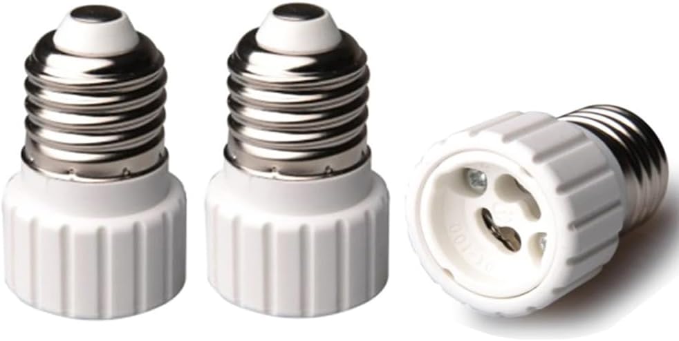 YI LIGHTING (Pack of 2) E26/E27 to MR16 Converter, E26/E27 Edison Screw to MR16 - Bi Pin GU5.3 ...