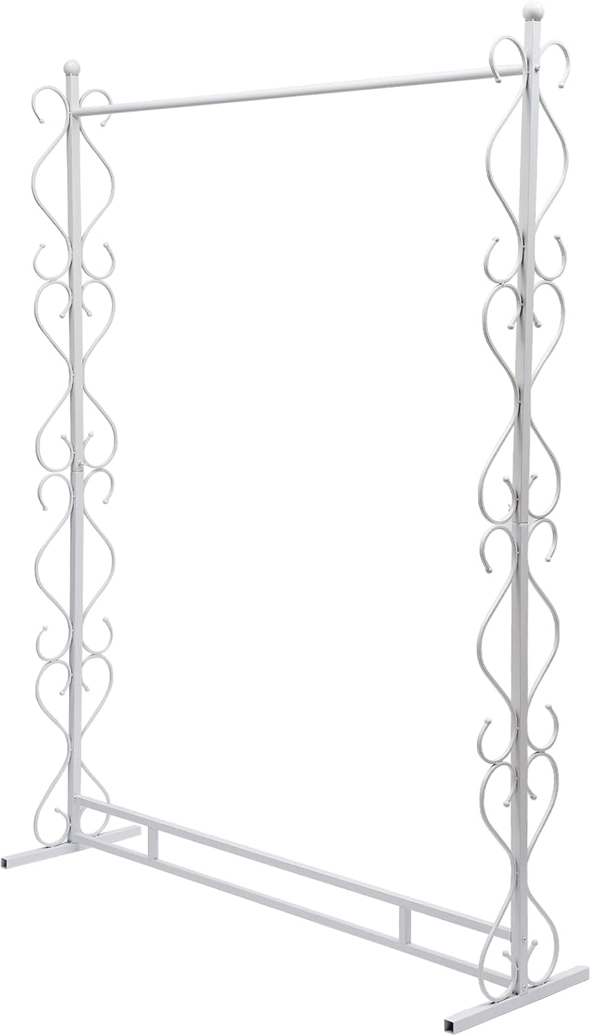Amazon.com: LGODDYS White Clothes Rack 80" Tall Wedding Dress Display ...