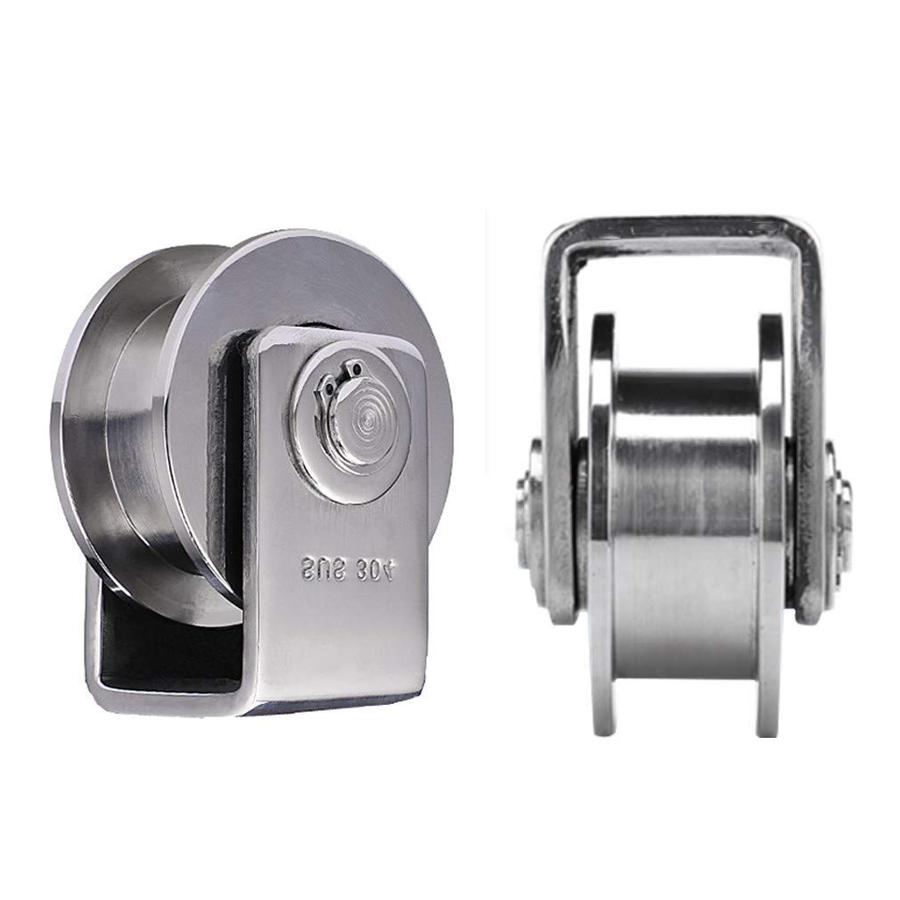 Dbxokk 2 H Groove Transport Pulleys Heavy Duty Roller Pulley ...