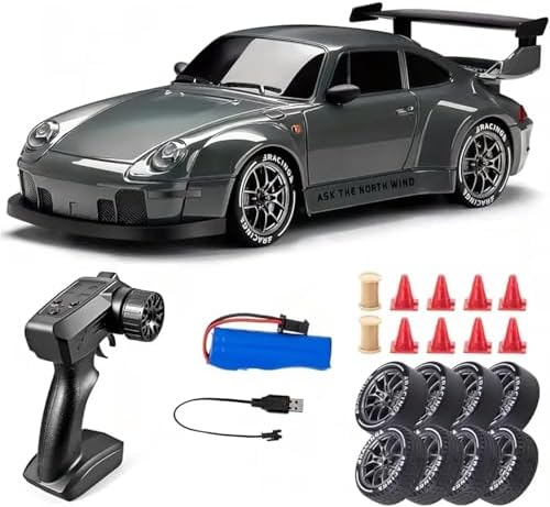 Drift RC Car 1:24 Scale – 4WD High-Speed Remote Control Racing Car with ...