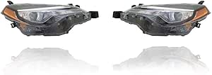 Amazon.com: Headlight Assembly - Compatible/Replacement for 17-19 ...