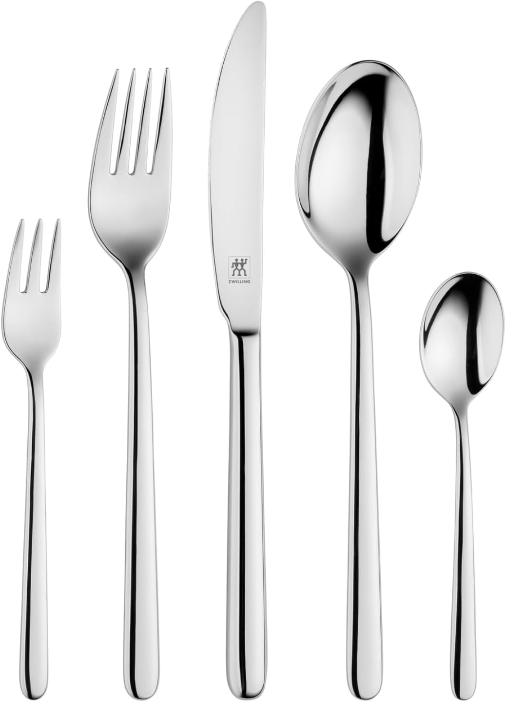 ZWILLING Style Besteck-Set, 60-teilig, Für 12 Personen, 18/10 Edelstahl ...