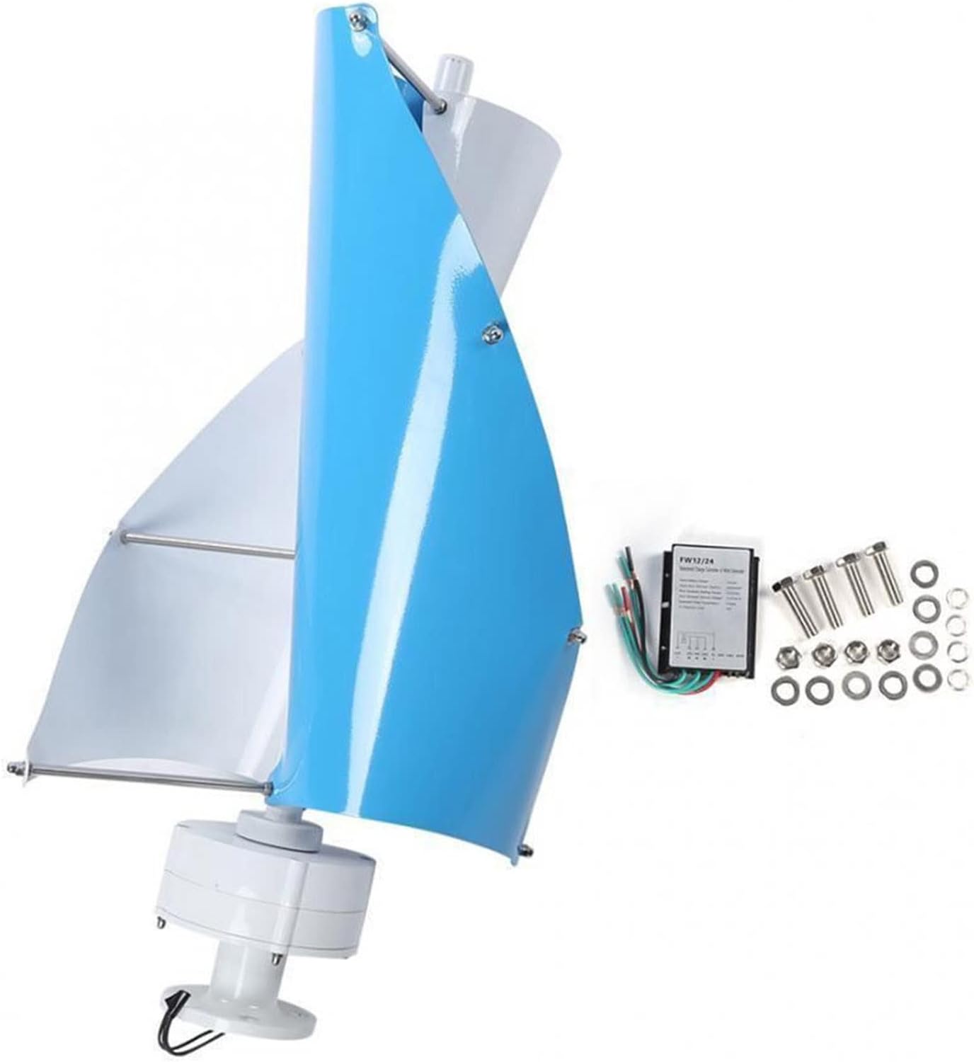 Amazon.com: OLONETO 600W 12V 24V 48V Small Wind Turbine with Wind ...