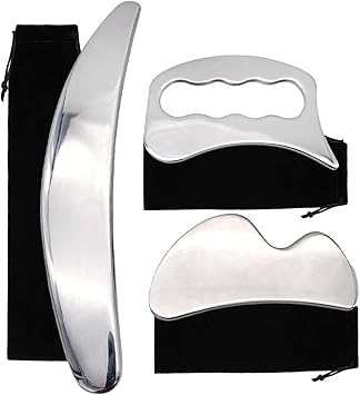 Amazon.com: COZLOW 3-in-1 Muscle Scraper Tool Set - Skin Scraping ...