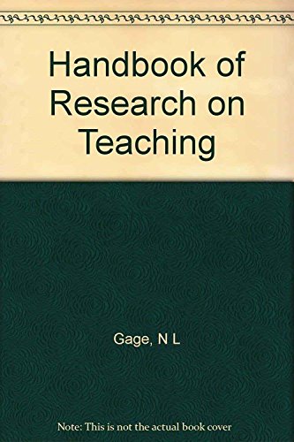 Handbook of Research on Teaching: N. L. Gage: Amazon.com: Books