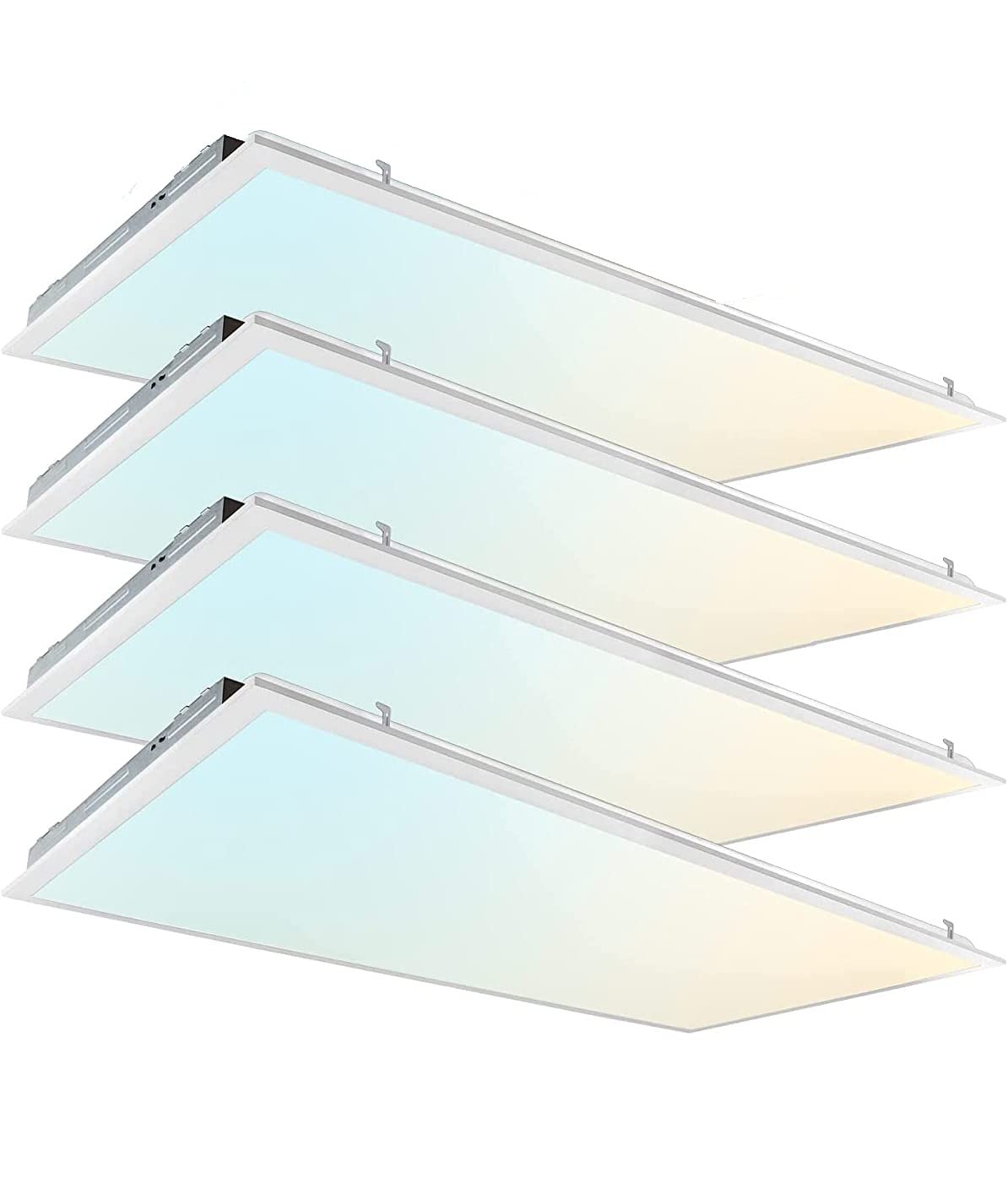 2x4 FT LED Light Flat Panel, 40/50/60W, Color Temperature Selectable 3K ...