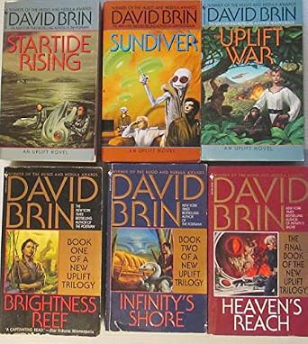 The Uplift Saga Books 1-6 Complete from Startide Rising to Heaven's ...