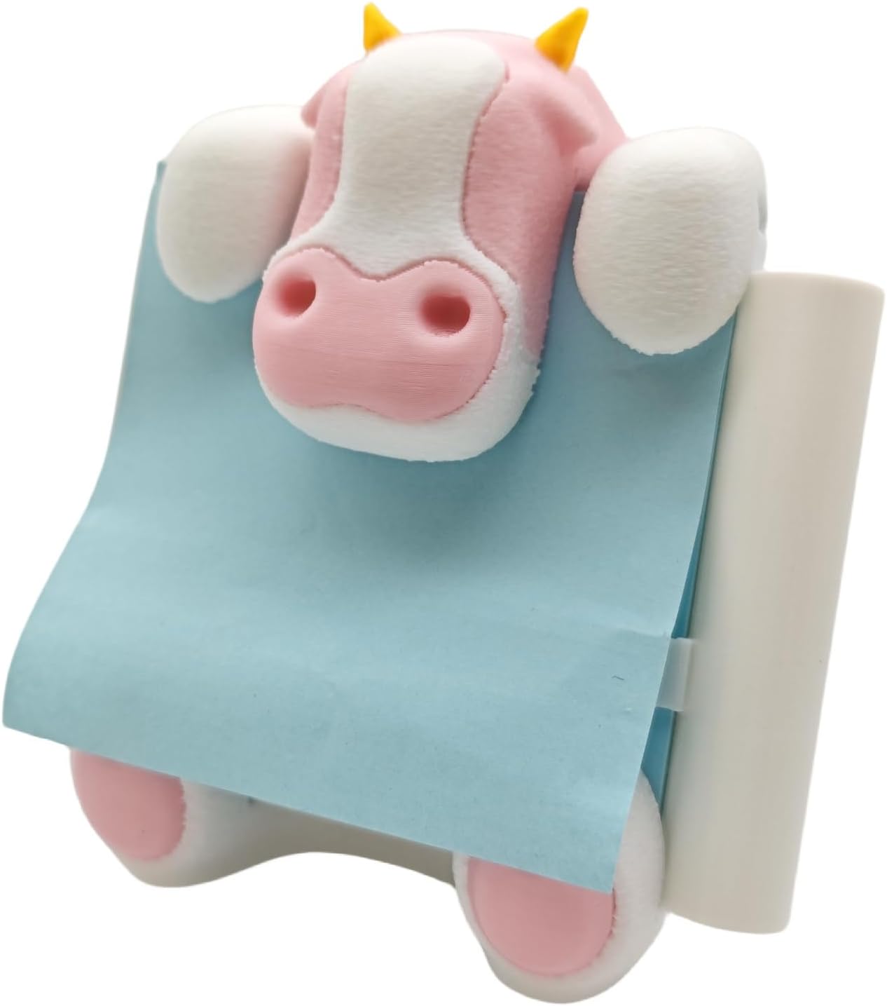 Amazon.com : RhyNSky Animal Cow Sticky Note Dispenser Pop-up Notes ...