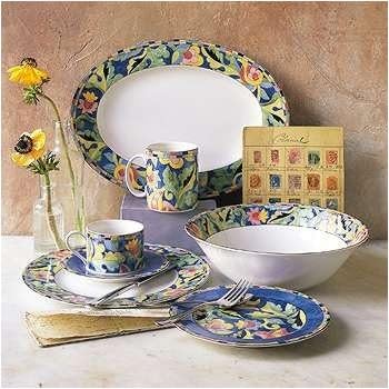 Amazon.com | Coventry Fantasia 20-Piece Dinnerware Set, Service for 4 ...