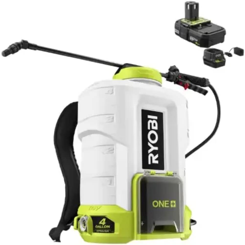 Amazon.com : ONE+ 18-Volt Lithium-Ion Cordless 4 Gal. Backpack Chemical ...