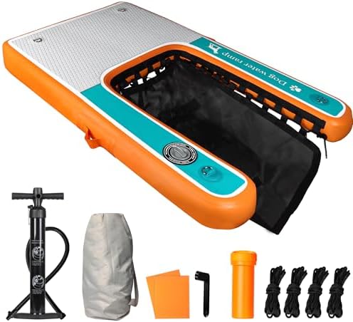 Amazon.com: DiDiBirDi Inflatable Dog Water Ramp, Pool Floating Ladder ...