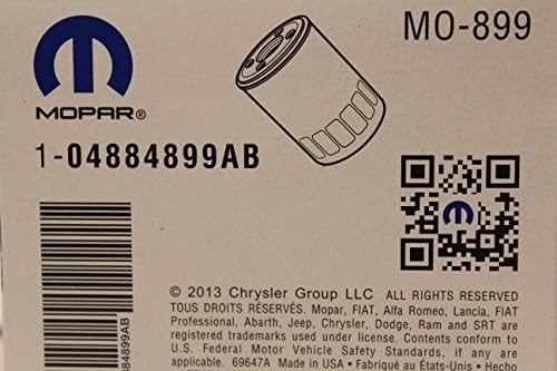 Amazon.com: Mopar 04884899AC FILTER ENGINE OIL : Automotive
