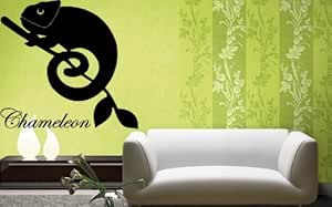 Amazon.com: Wall Stickers Vinyl Decal Chameleon Lizard Reptile Animal ...